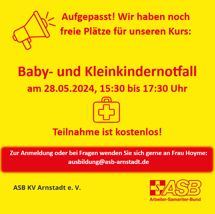 Baby- und Kleinkindernotfall-Kurs - Jetzt Platz sichern! - Arbeiter ...